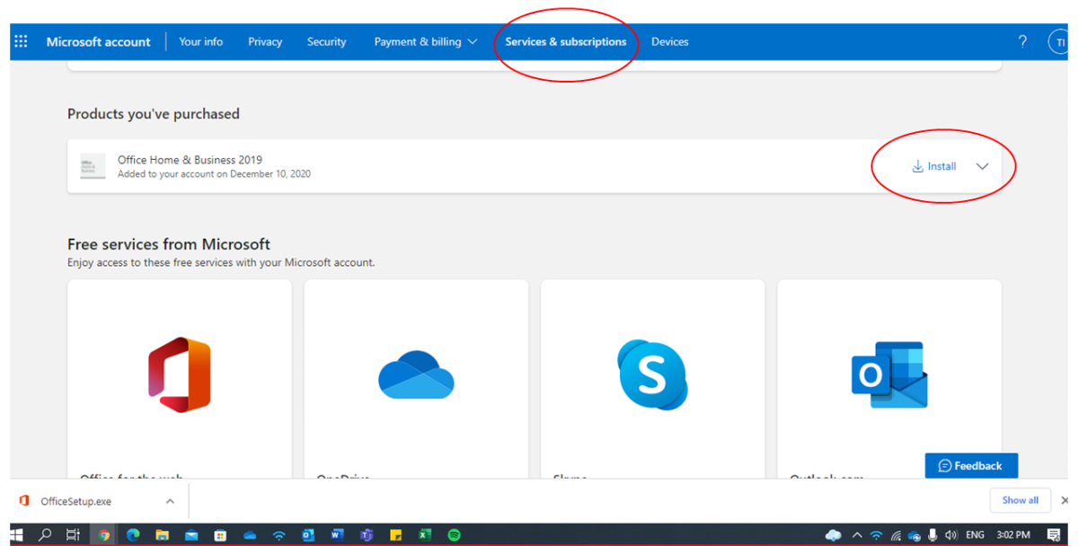MS Office Home & Business First Time Installation Guide - SRKK Computer